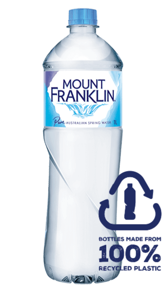 ‘Mount Franklin’ is Australia’s favourite spring water brand.