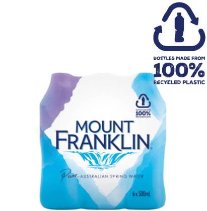 ‘Mount Franklin’ is Australia’s favourite spring water brand.